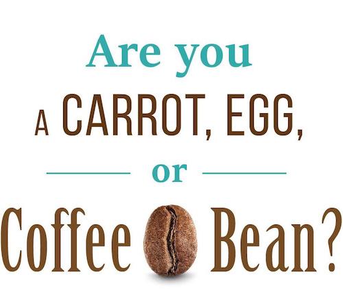 carrot egg or coffee bean - Sweet Sharings